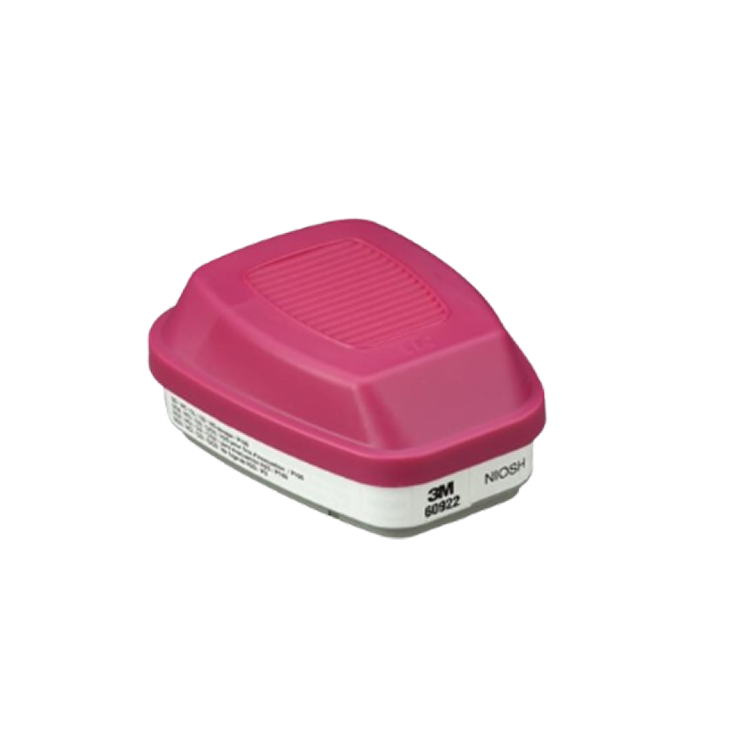 3M™ Acid Gas Cartridge/Filter 60922, P100 60 EA/Case - Griya Safety