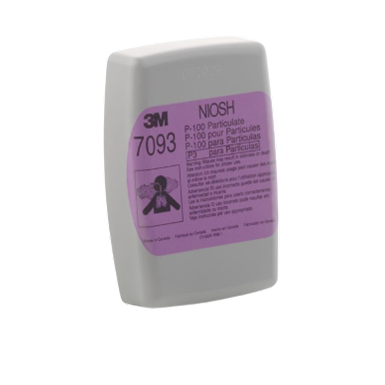 3M™ Particulate Filter 7093, P100, 60 ea/Case - Griya Safety
