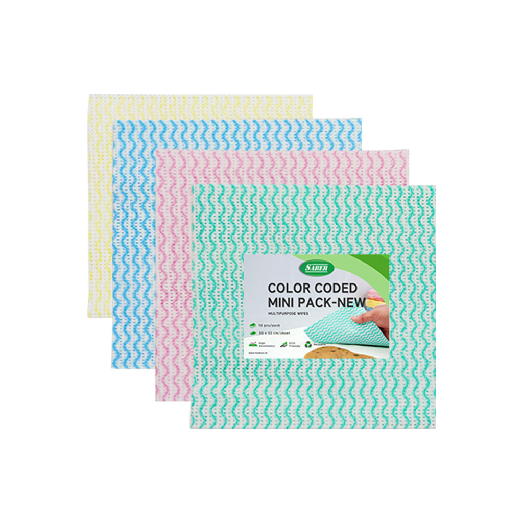 SABER SCC10-MP Color Coded Wipes Mini - Griya Safety