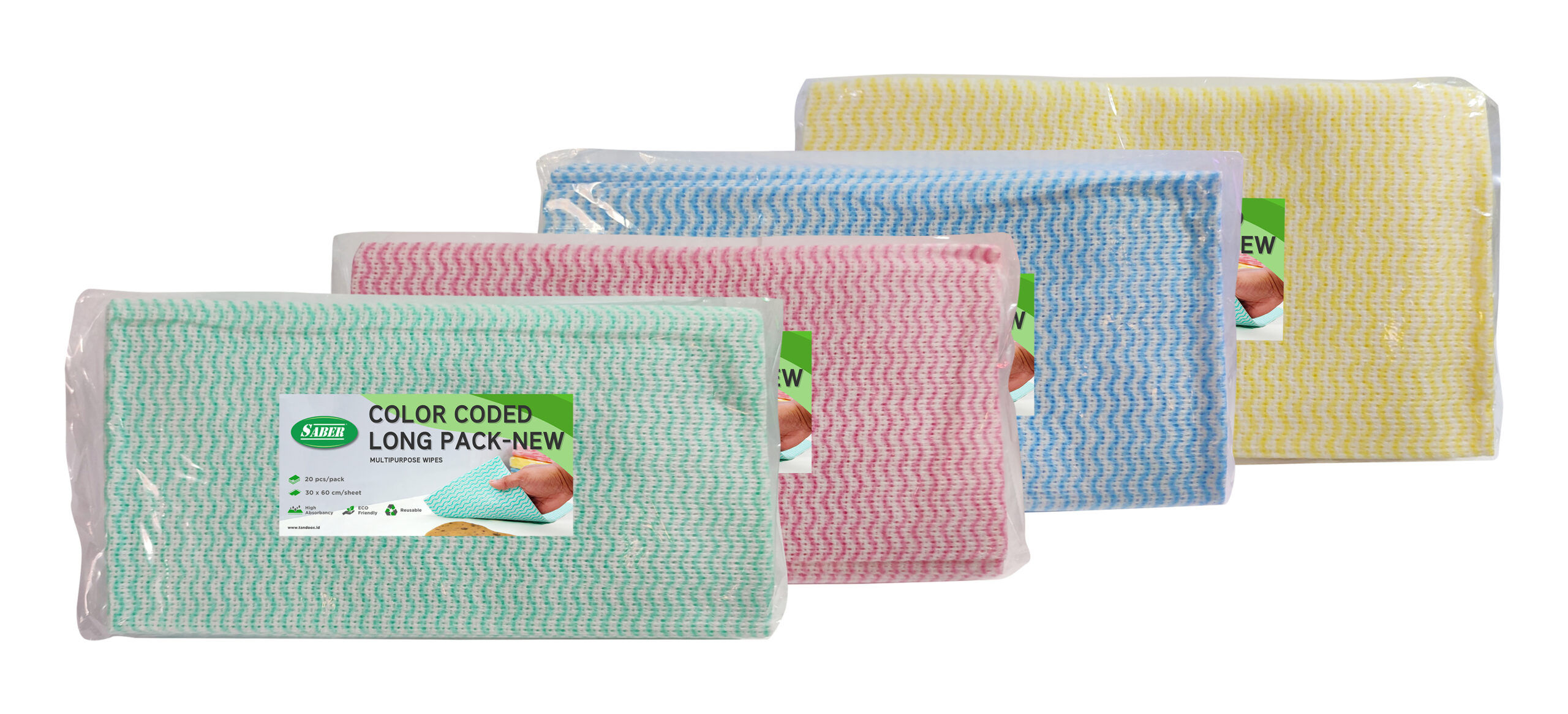 SABER SCC10-LP Color Coded Wipes - Griya Safety