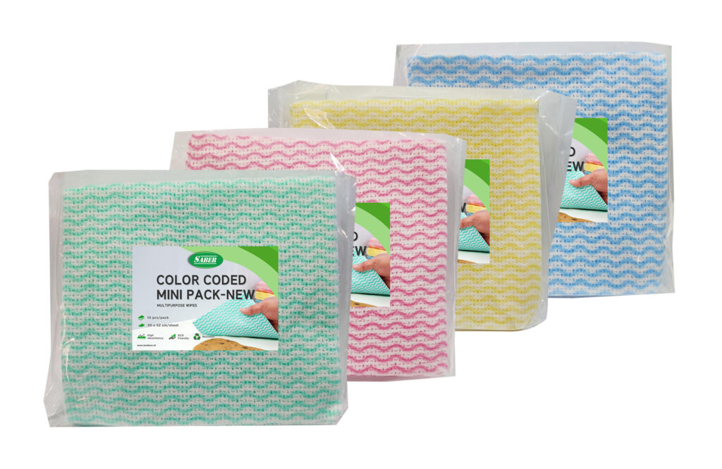 SABER SCC10-MP Color Coded Wipes - Griya Safety