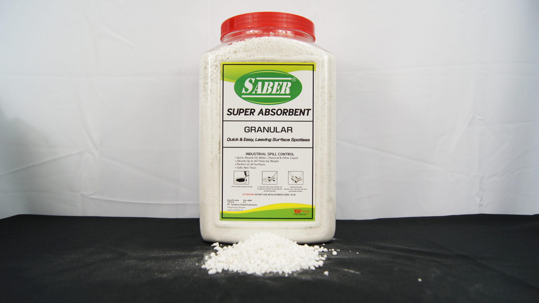 SABER Granular Super Absorbent 4 Liter SSAG-04 - Griya Safety