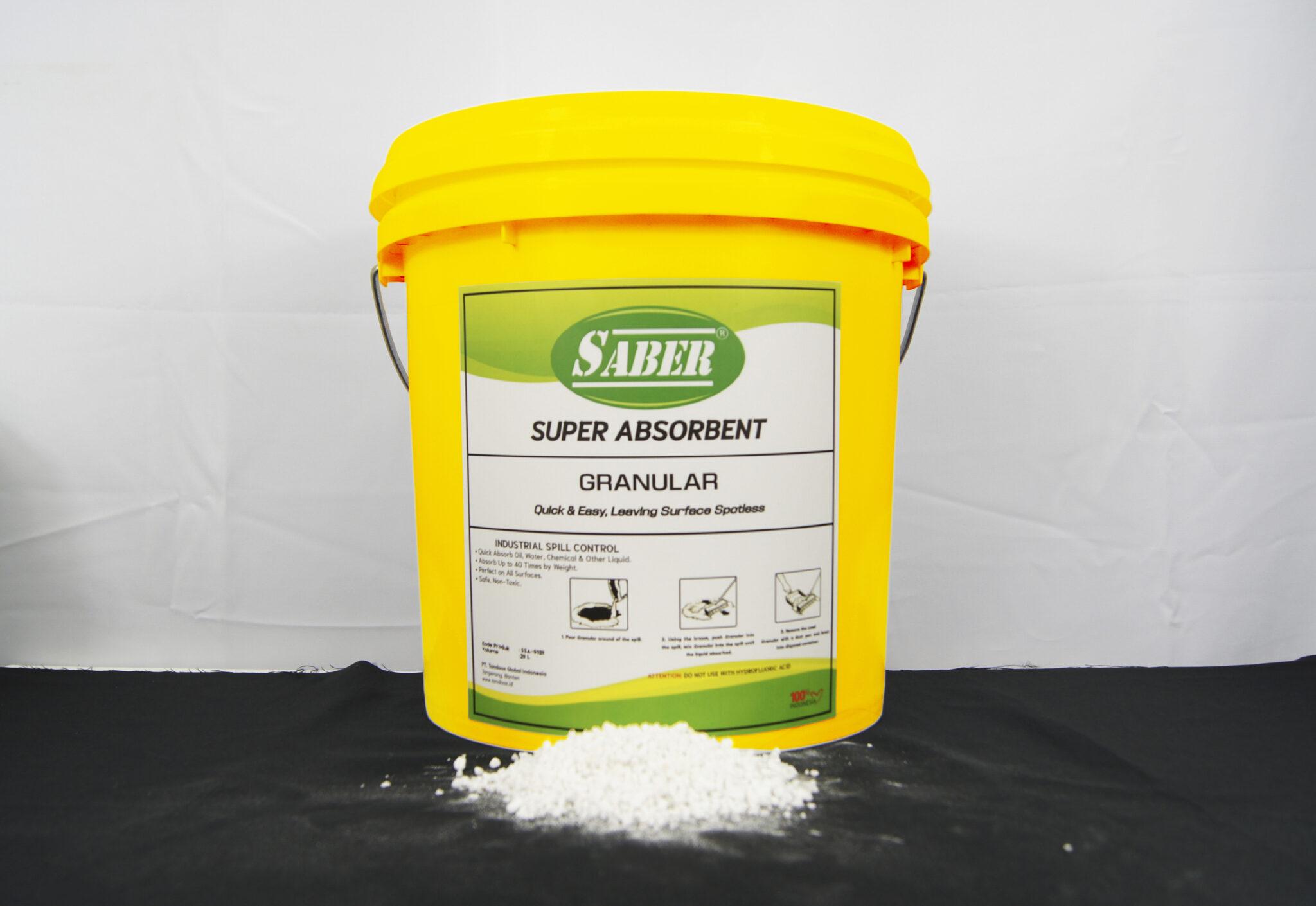 SABER Granular Super Absorbent 20 Liter SSAG-20 - Griya Safety